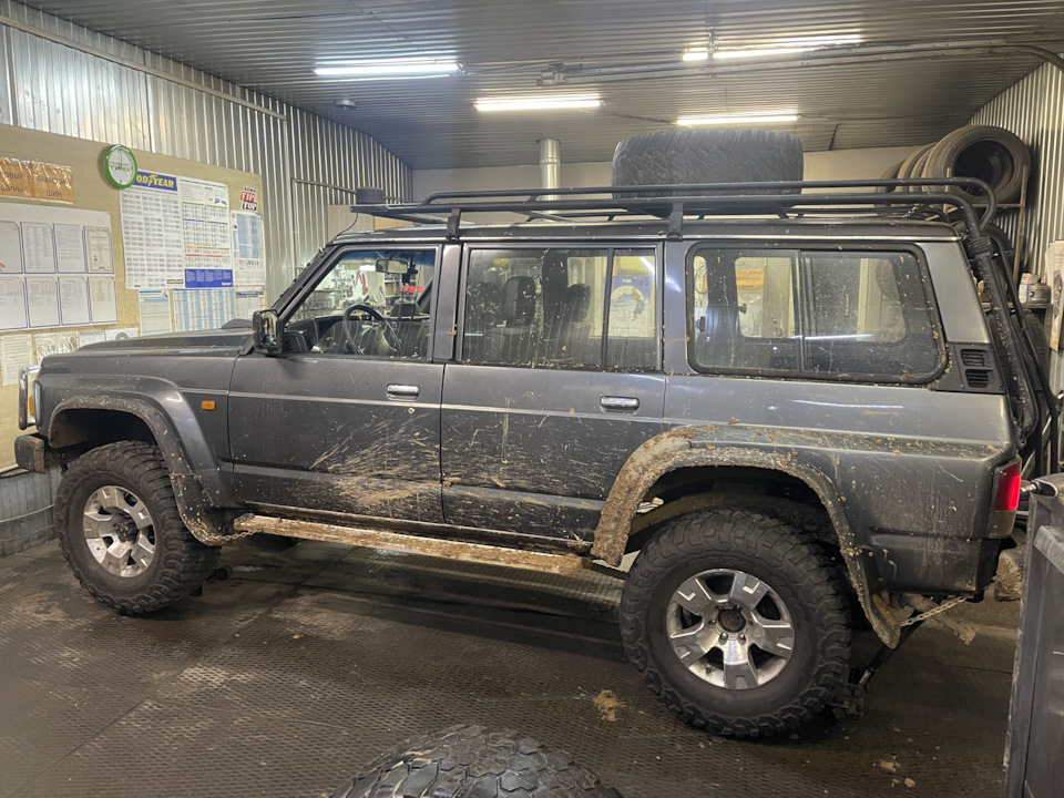 112. Переобулся в BF Goodrich KM3 315/70/R17 — Nissan Patrol GR I (Y60), 2,8 л, 1996 года ...