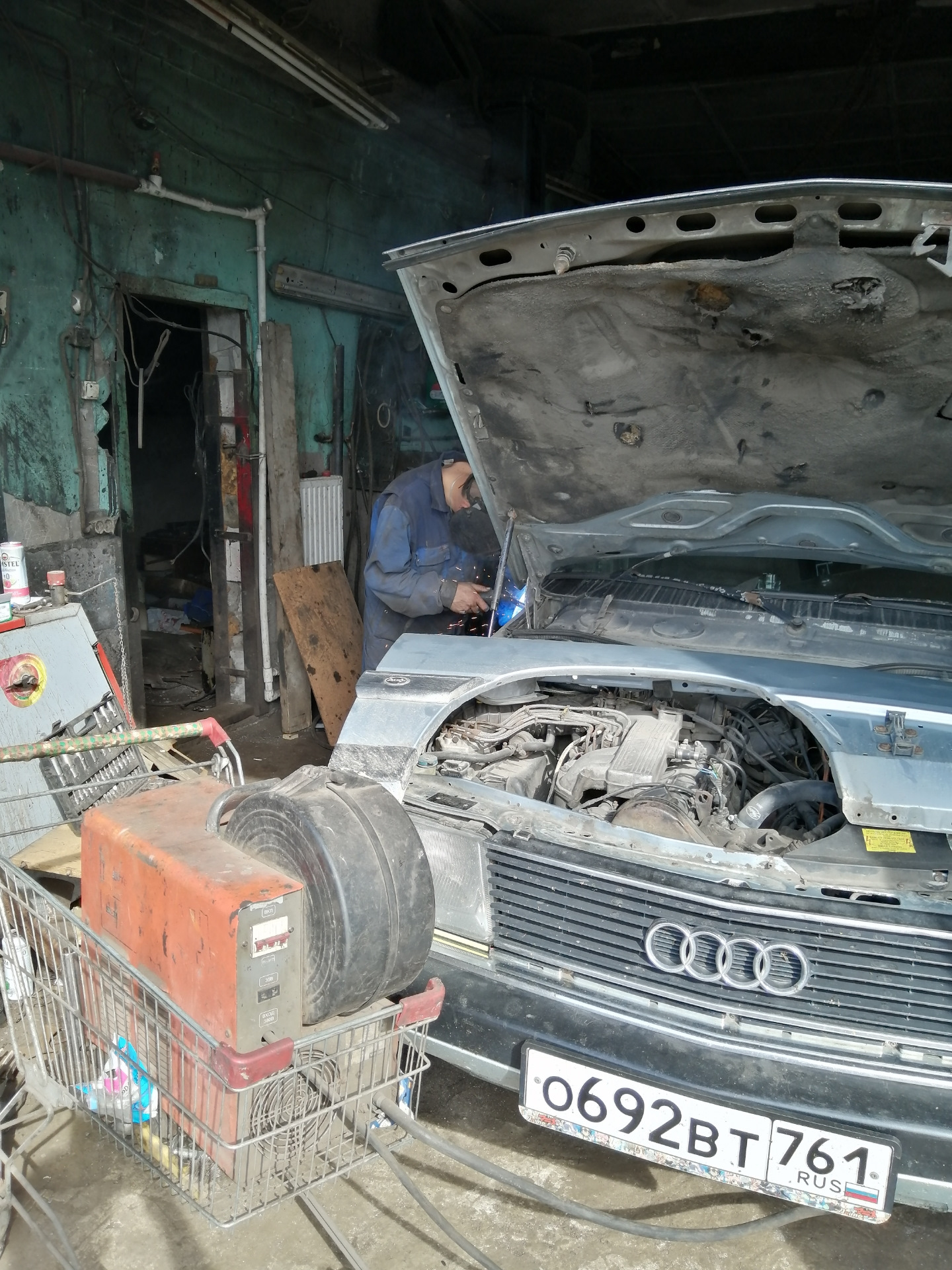 Наконец то грм — Audi 100 (C3), 2,3 л, 1990 года | плановое ТО | DRIVE2