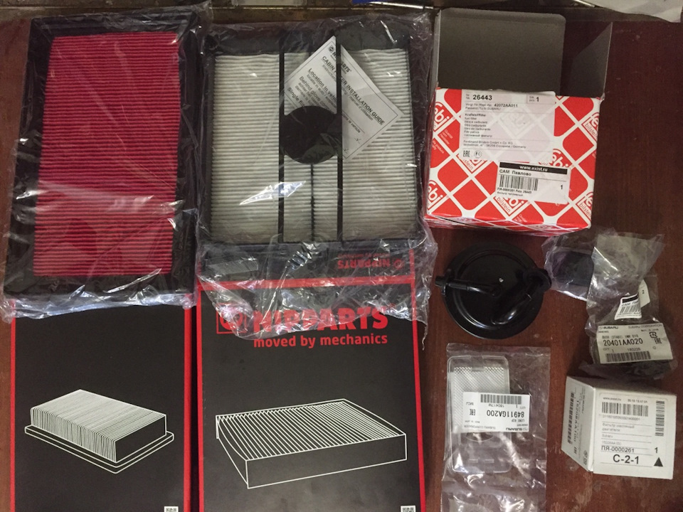 Первое ТО после покупки — Subaru Forester (SG), 2 л, 2004 года ...