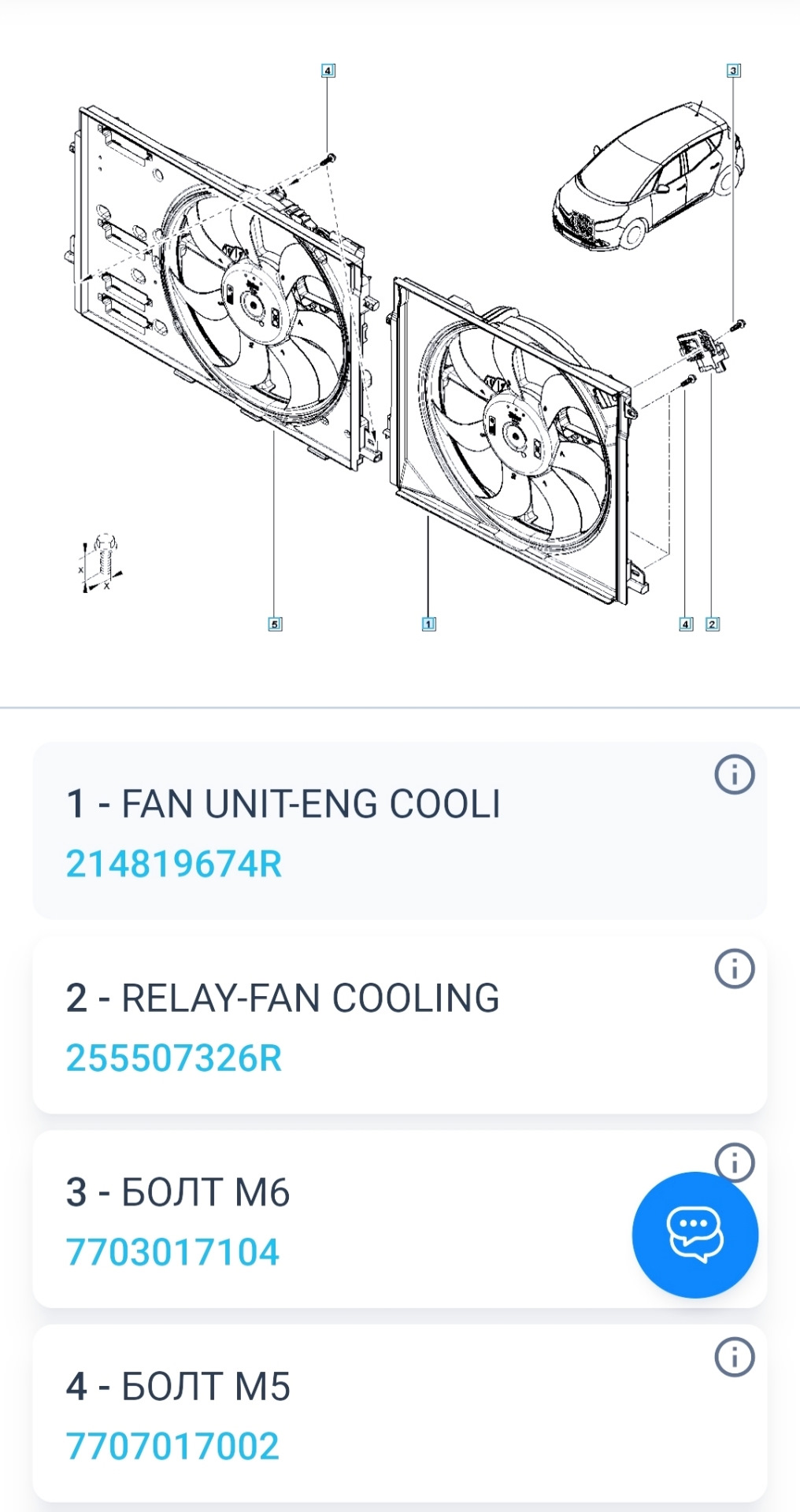 Вентилятор охлаждения, втулка раздолбанная — Renault Grand Scenic IV, 1 ...