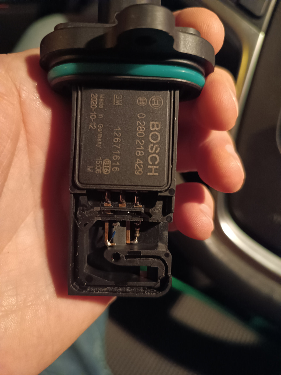 ДМРВ Bosch 0280218429 — Opel Astra J, 1,4 л, 2012 года | запчасти | DRIVE2