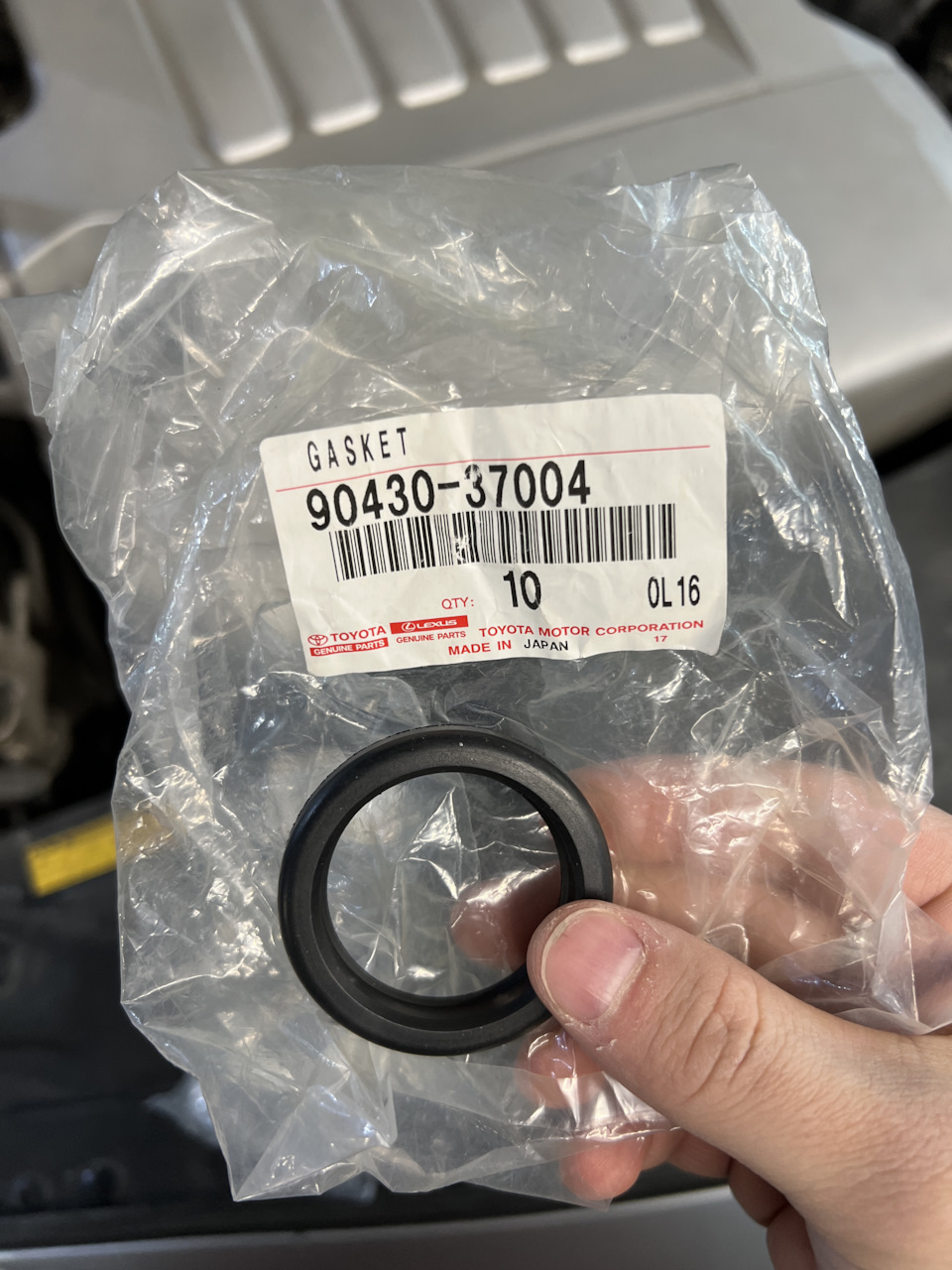 Прокладки клапанной крышки — Toyota Camry (XV40), 3,5 л, 2008 года ...