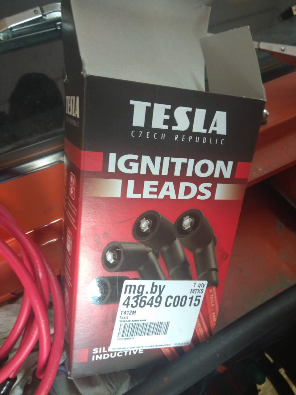T412M Комплект проводов зажигания TESLA | Запчасти на DRIVE2