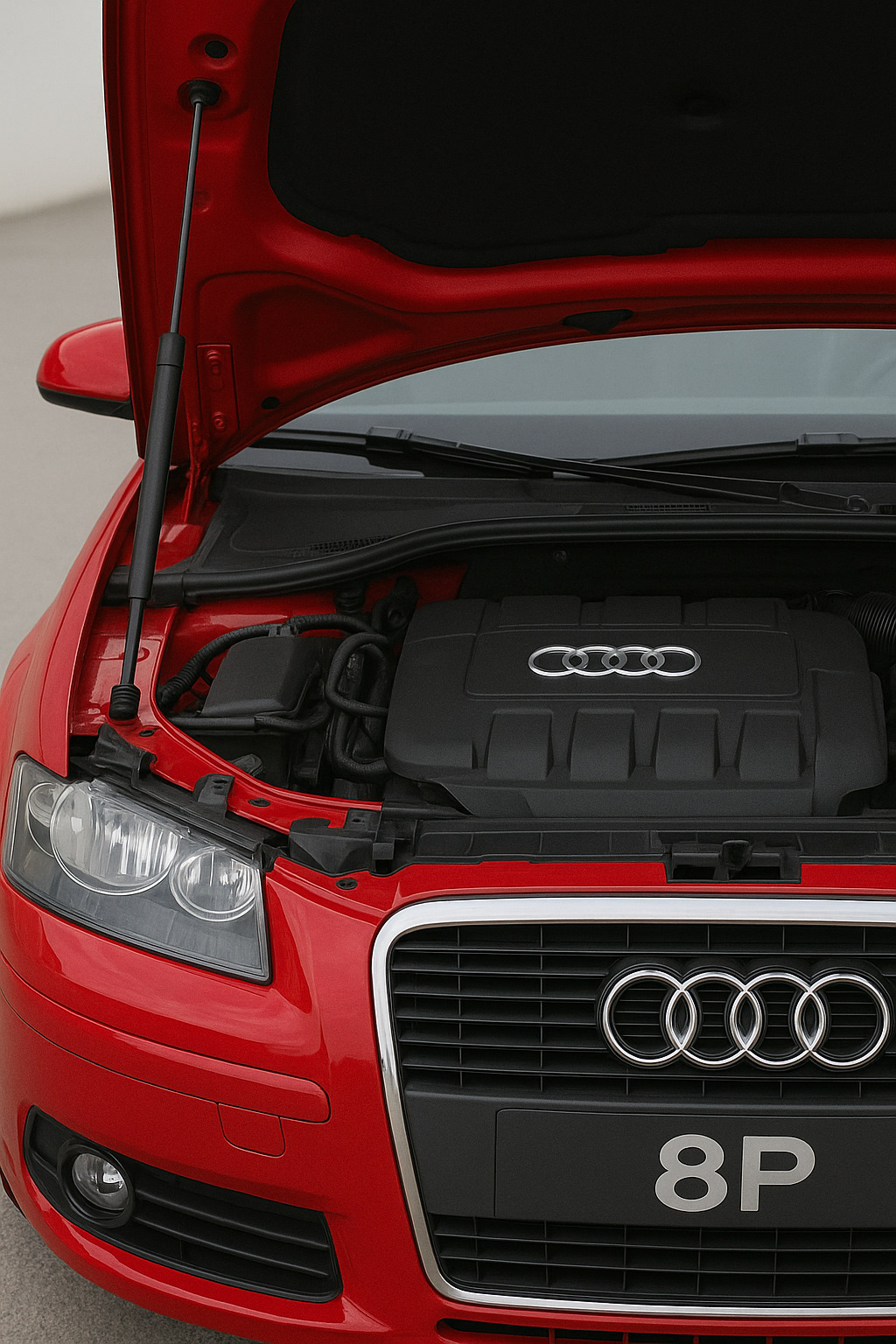 Замена амортизатора капота. — Audi A3 (8P), 1,8 л, 2007 года | запчасти | DRIVE2