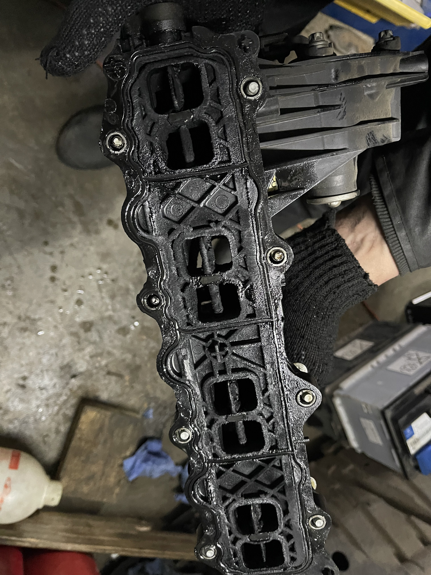 Замена прокладок коллектора+ теплообменник — Mercedes-Benz GLK-Class ...