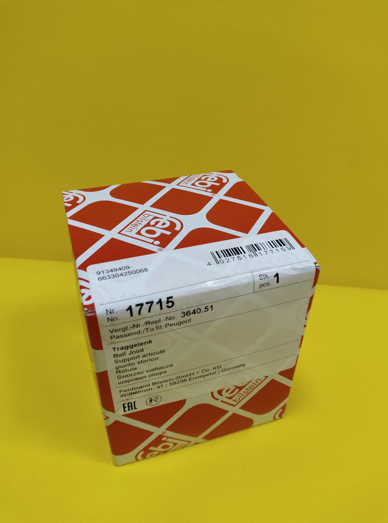 Шаровая и ступичный подшипник — Peugeot Partner, 1,4 л., 2007 года ...