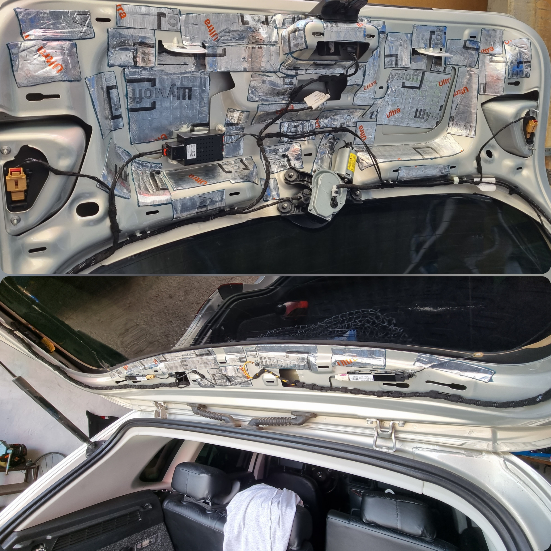 Установка камеры заднего вида с омывателем — Volkswagen Tiguan (1G), 2 ...