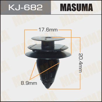 KJ682 Клипса пластиковая MASUMA | Запчасти на DRIVE2