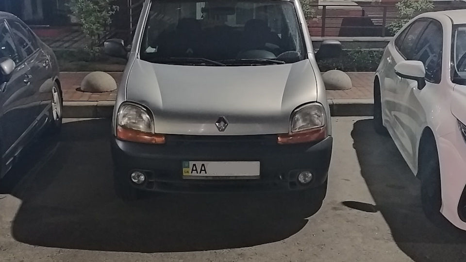 Renault Kangoo (1G) 1.9 дизельный 2001 | 1.9 DTI grey на DRIVE2