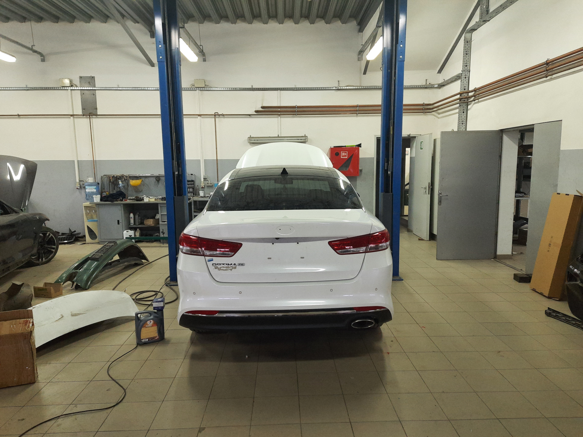 Задний бампер для Kia Optima USA. — KIA Optima (4G), 2,4 л, 2016 года ...