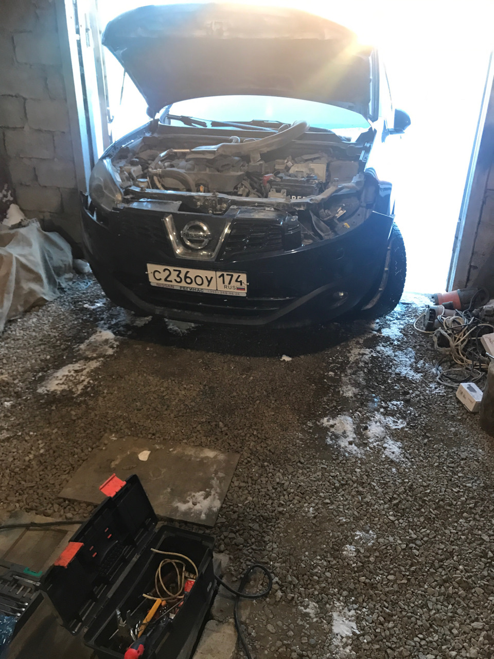 Замена линз на Aozoom Eneg E3 — Nissan Qashqai (1G), 2 л, 2012 года ...