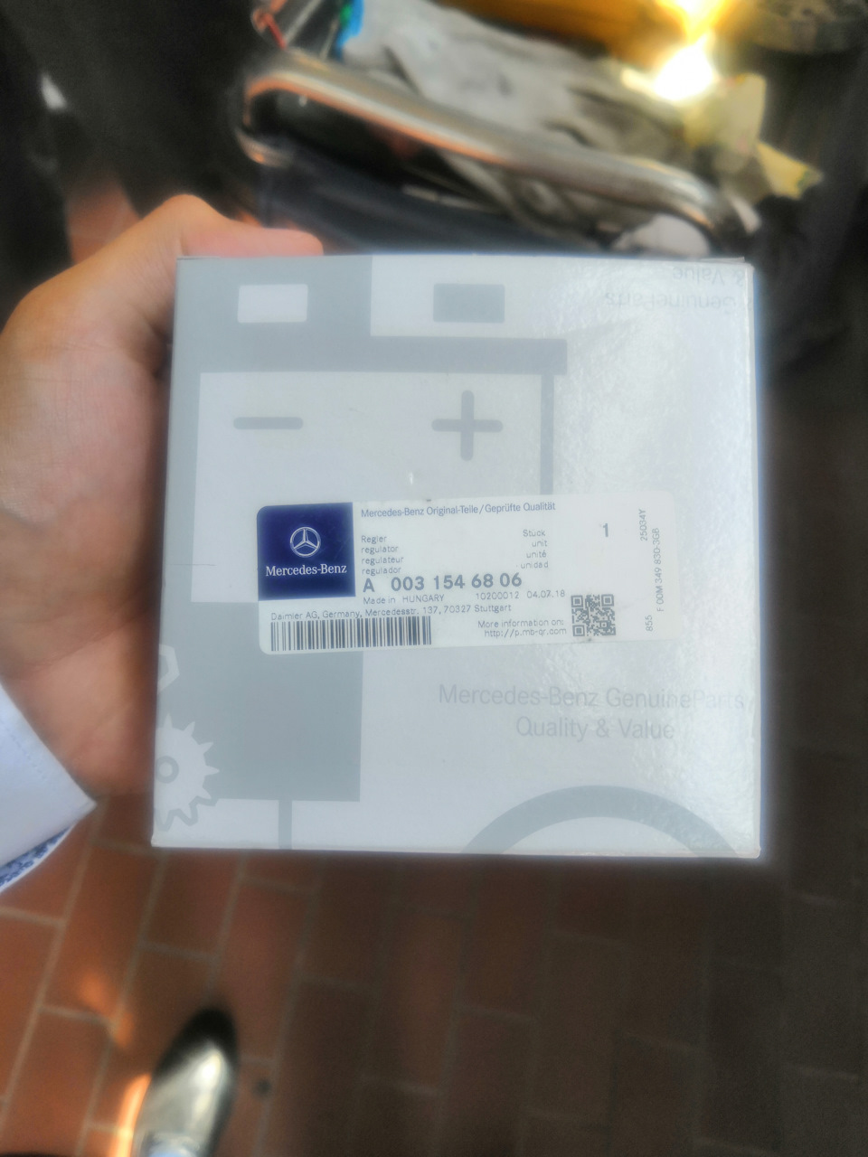 A0031546806 Регулятор генератора MERCEDES | Запчасти на DRIVE2