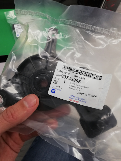 93742966 Переключатель нейтральной передачи АКПП / Chevrolet 03~ GM ...