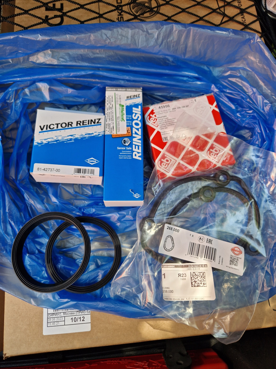 Замена ГРМ — Skoda Octavia A7 Mk3, 1,8 л, 2013 года | плановое ТО | DRIVE2