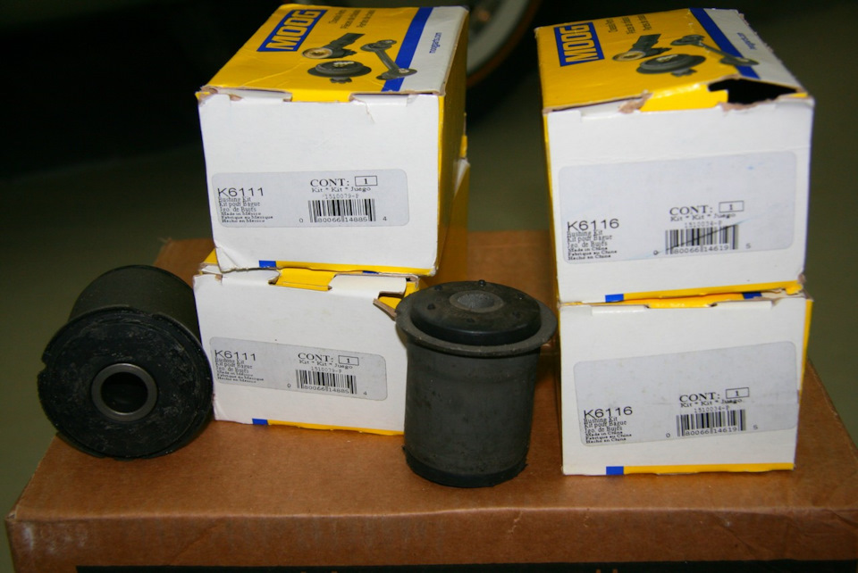 K6116 Сайлентблок заднего рычага комплект MOOG | Запчасти на DRIVE2