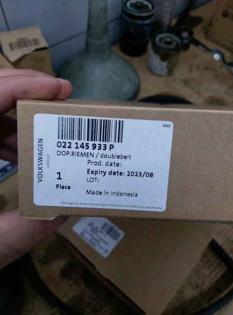 022145933P Поликлиновой ремень VAG | Запчасти на DRIVE2
