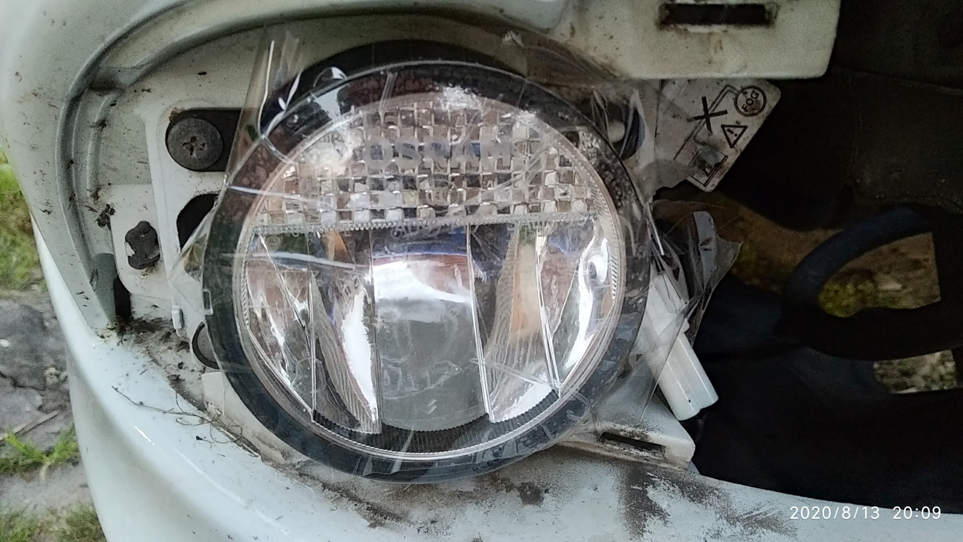 ПТФ osram — Mitsubishi Lancer X, 1,5 л., 2011 года | стайлинг | DRIVE2