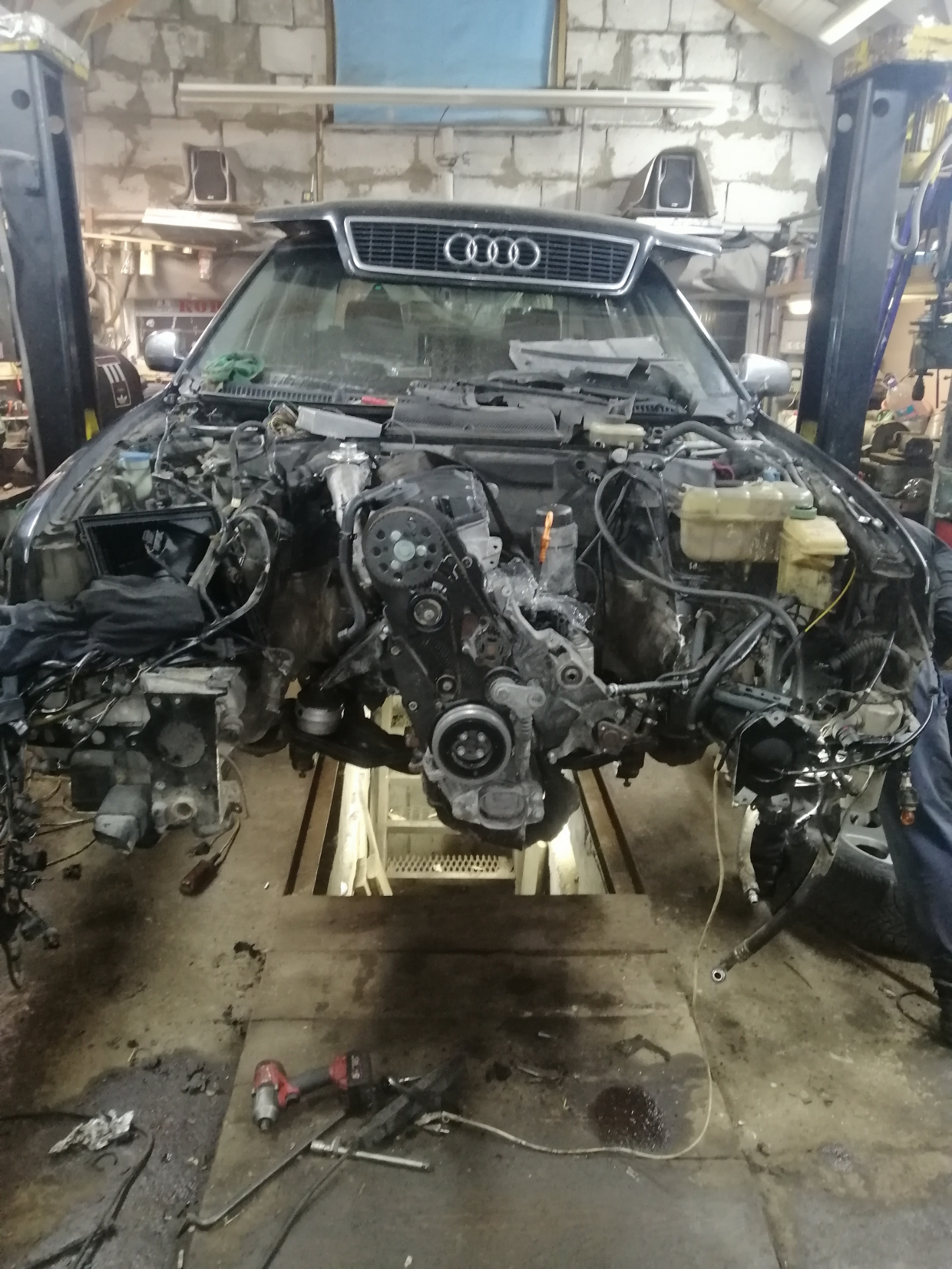 Install мотора abz — Audi A8 (D2), 1,9 л, 1994 года | тюнинг | DRIVE2