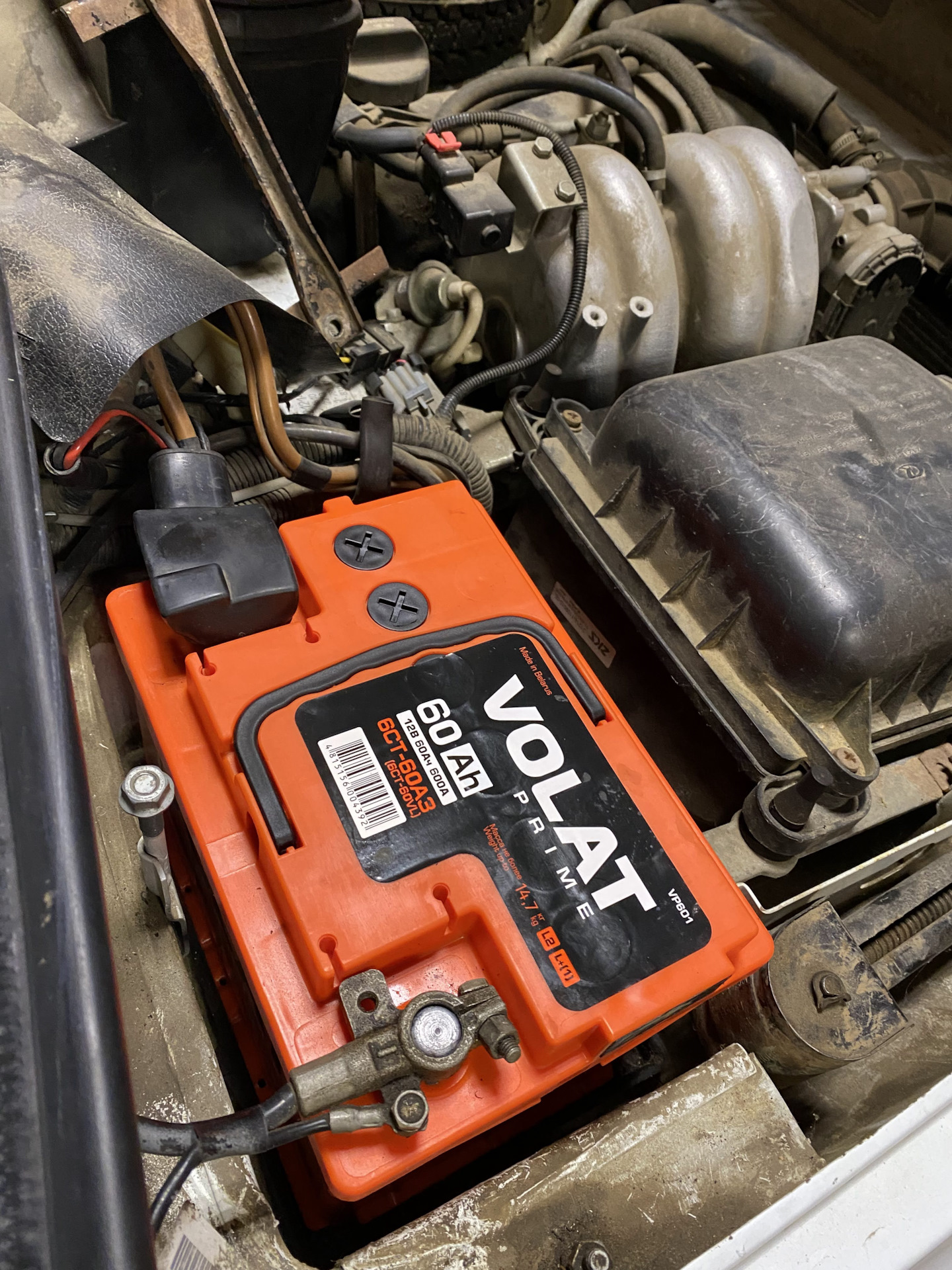 Замена аккумулятора — выбор VOLAT — Lada 4x4 3D, 1,7 л, 2012 года ...