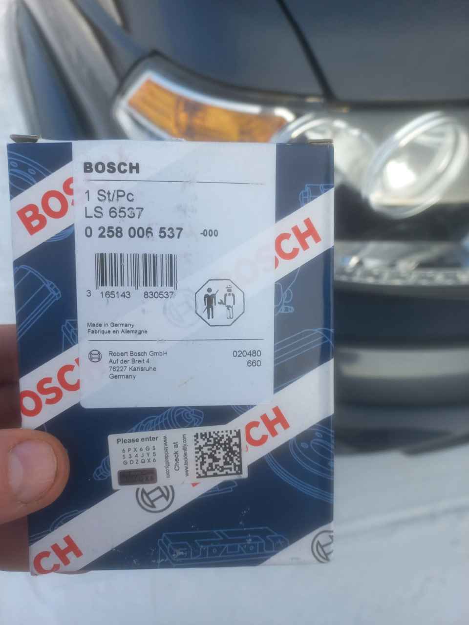 0258006537 Лямбда зонд (датчик кислорода) BOSCH | Запчасти на DRIVE2