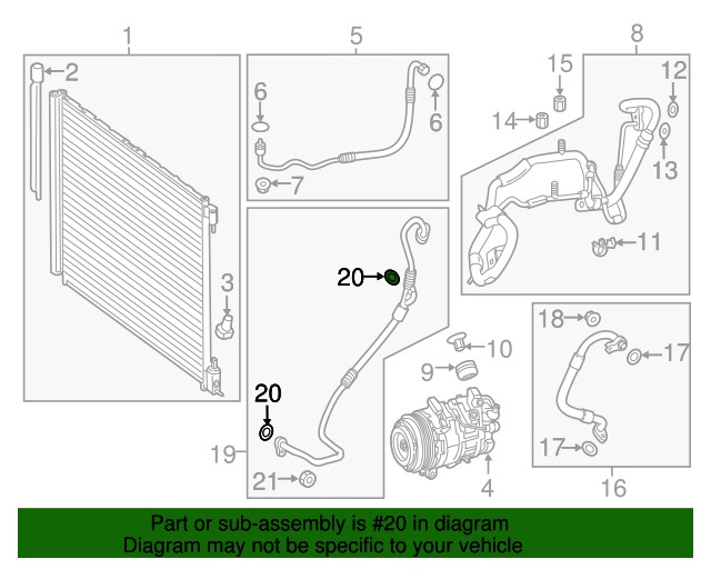 A0239976245 Кольцо уплотнительное трубки кондиционер Mercedes ...