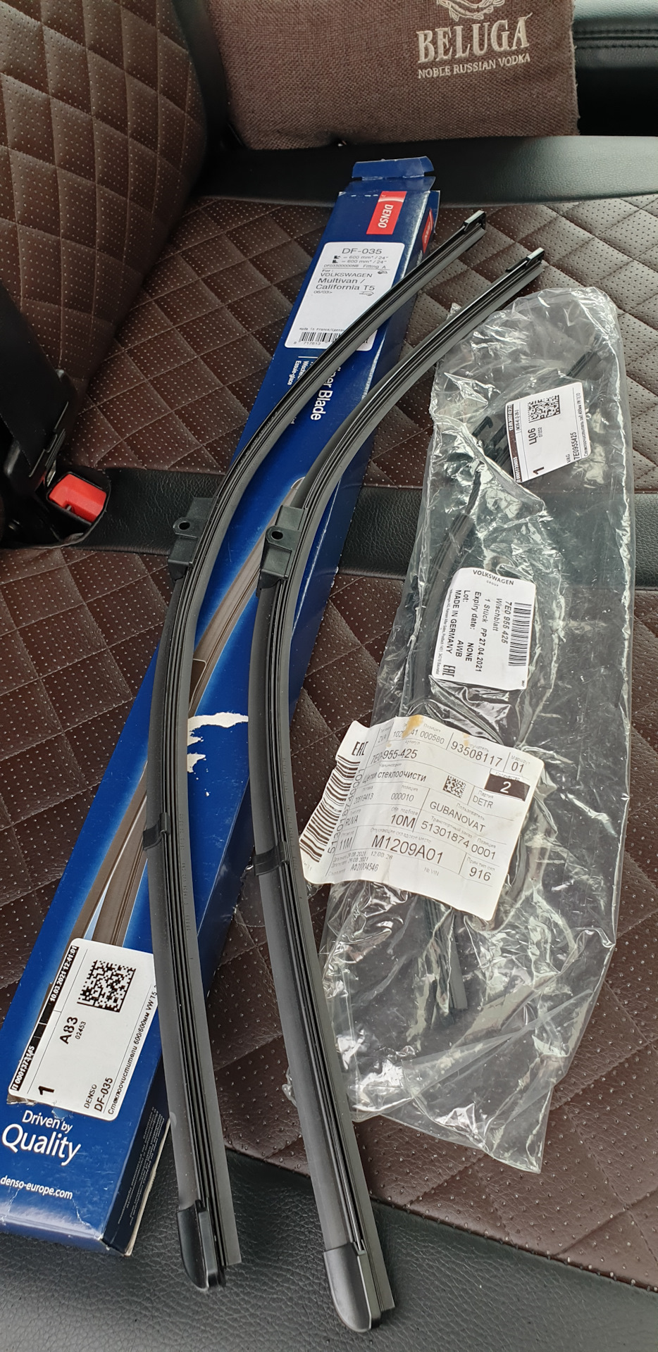 DF035 Щетка стеклоочистителя 600/600mm бескаркасная комплект df-035 ...