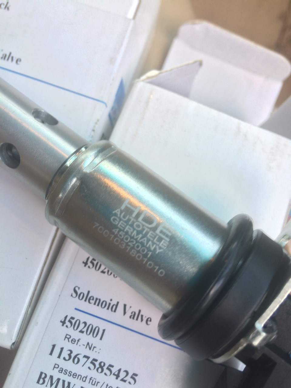 11367585425 Электромагнитный клапан BMW | Запчасти на DRIVE2