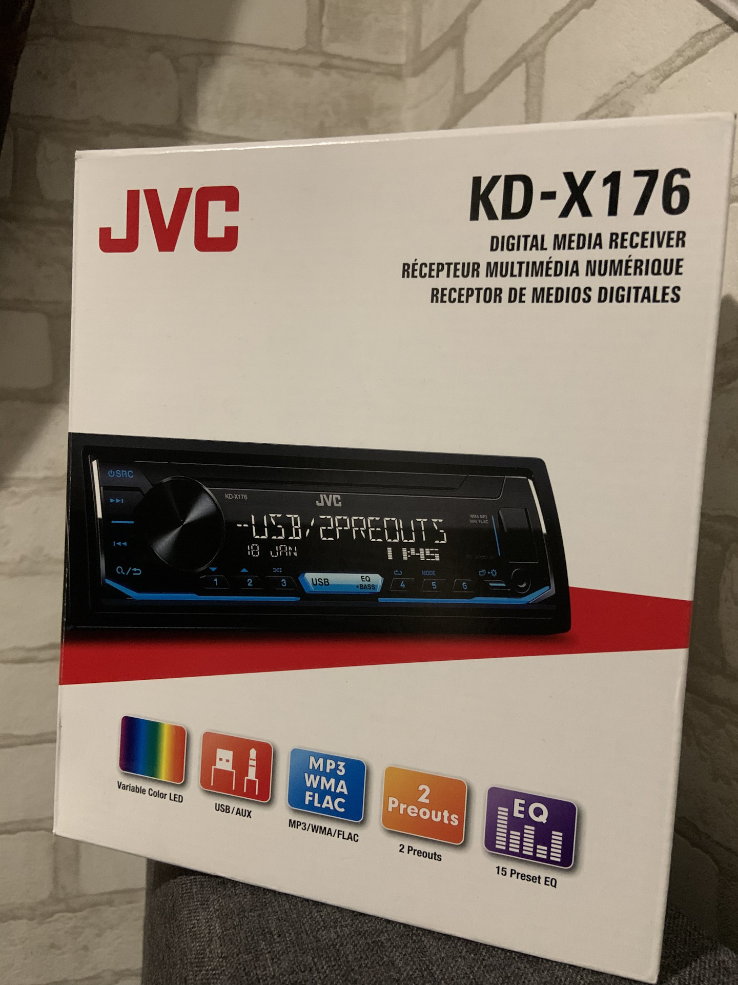Голова JVC KD-X176 (26.12.22) — Lada 21043, 1,5 л, 2002 года | автозвук | DRIVE2