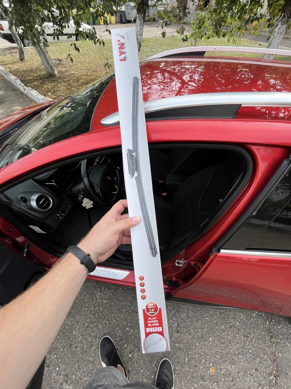 XF6535R Щетка стеклоочистителя бескаркасная, Подходит для комплект 650 ...