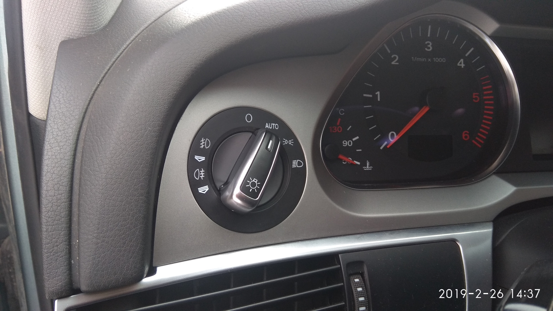 Переключатель света. — Audi Allroad (C6), 2,7 л, 2007 года | стайлинг ...