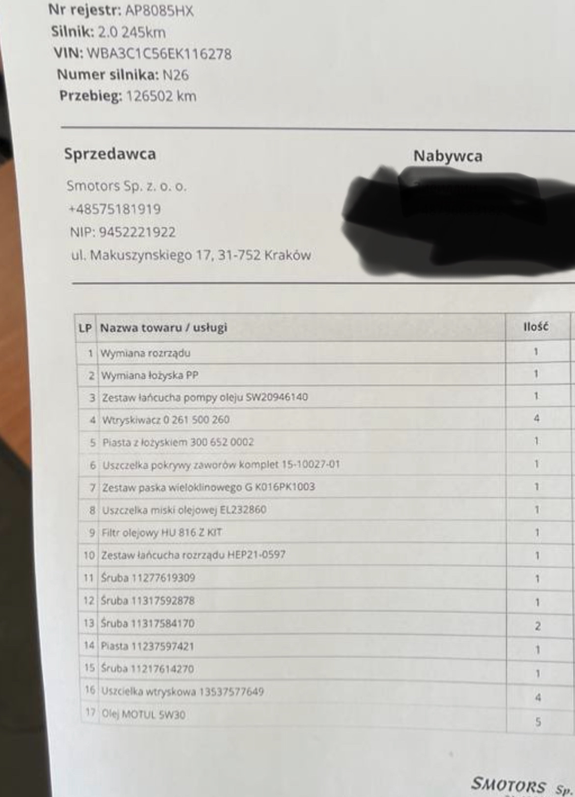 5-e то, замена цепей 126500км — BMW 3 series (F30), 2 л, 2014 года ...