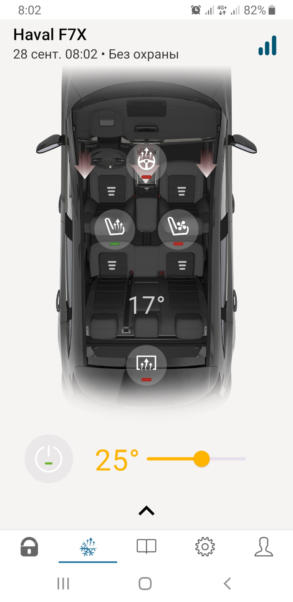 Pandora — управление климатом — Haval F7x (1G), 1,5 л, 2023 года | аксессуары | DRIVE2