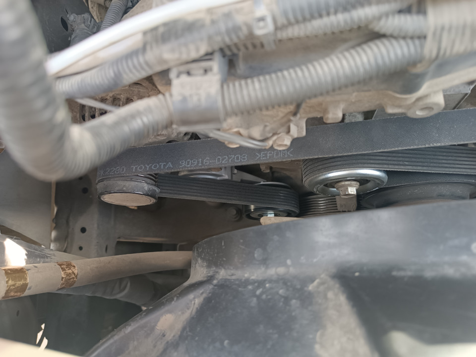 Ролики, ремешок — Toyota Land Cruiser Prado 150-series, 2,7 л, 2018 ...