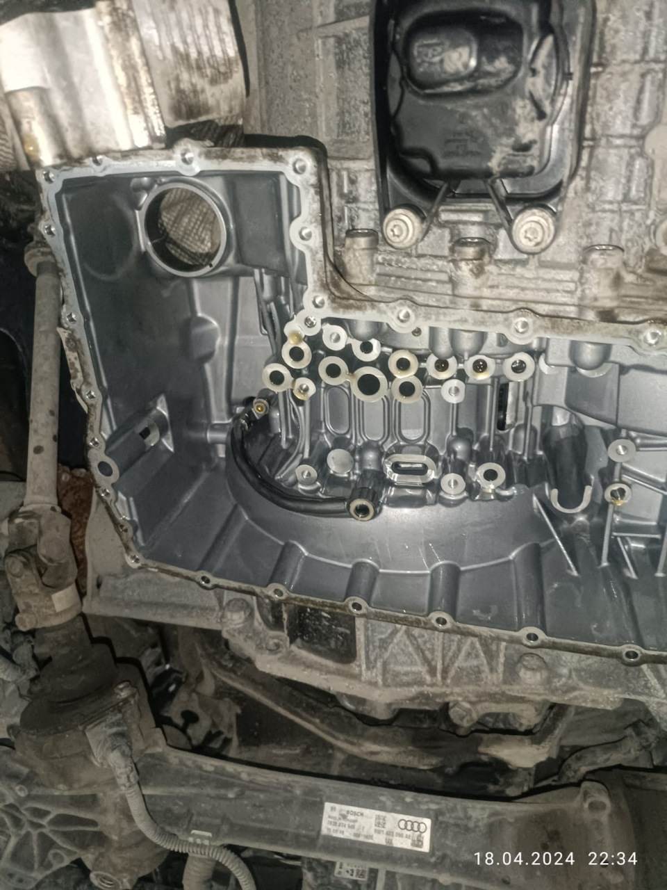 Замена масла в коробке DSG DL382 в механической части и гидроблоке ...