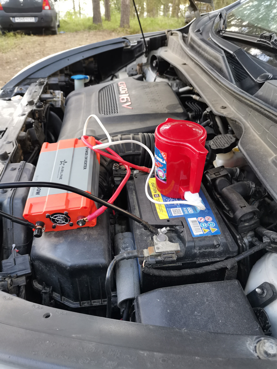 ⚡_Инвертор на 750 Вт AIRLINE_⚡ — Hyundai ix35, 2 л, 2011 года | аксессуары | DRIVE2