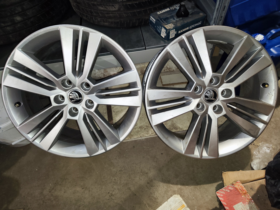 Литые диски 7,5Jx18 ET51 5x115 на Skoda Octavia Scout A7 Mk3, Skoda ...