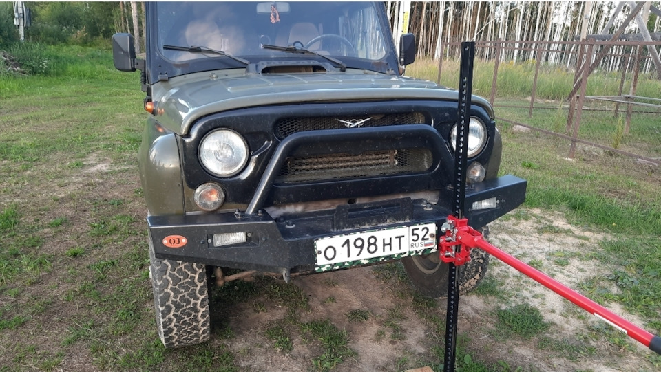 Реечный домкрат redBTR 150 см — УАЗ 315195 Hunter, 2,9 л, 2004 года ...