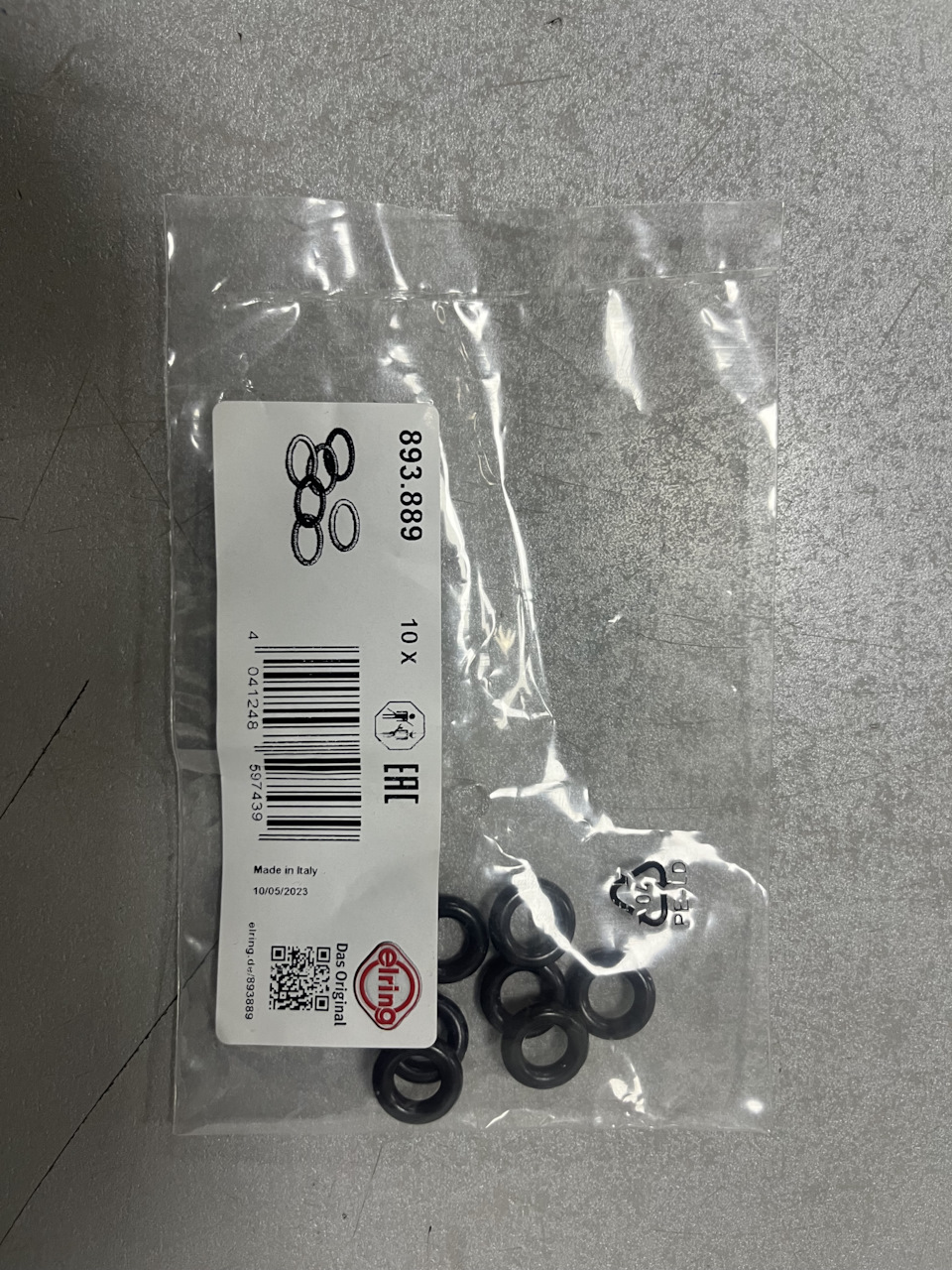 893889 Уплотнительное кольцо форсунки ELRING | Запчасти на DRIVE2