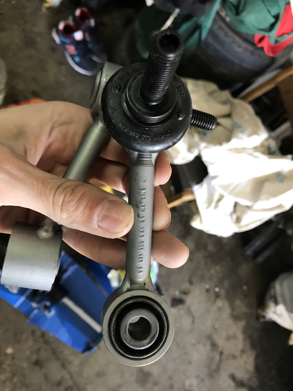 1K0505465AA Тяга стабилизатора задняя VAG | Запчасти на DRIVE2