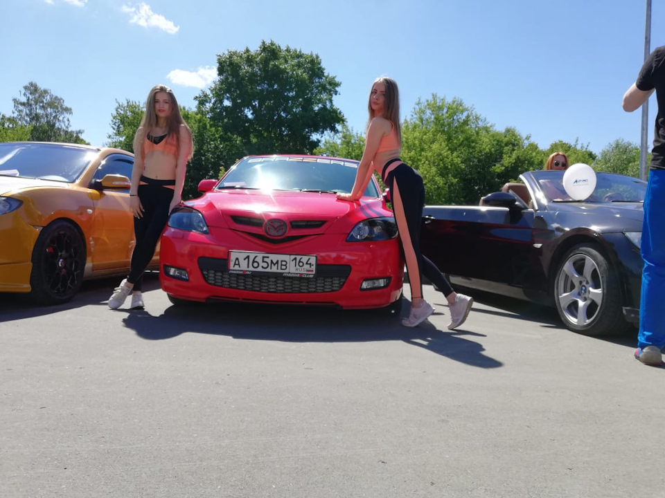 Tver Motor Fest 2018 — Mazda 3 (1G) BK, 1,6 л, 2007 года | фотография | DRIVE2