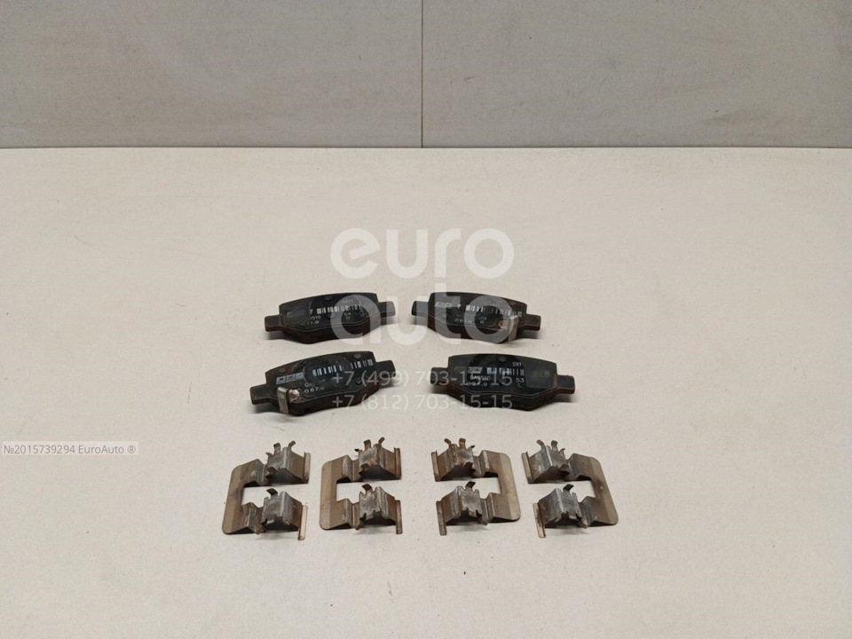 4050043100 Колодки тормозные дисковые задние Coolray GEELY | Запчасти ...