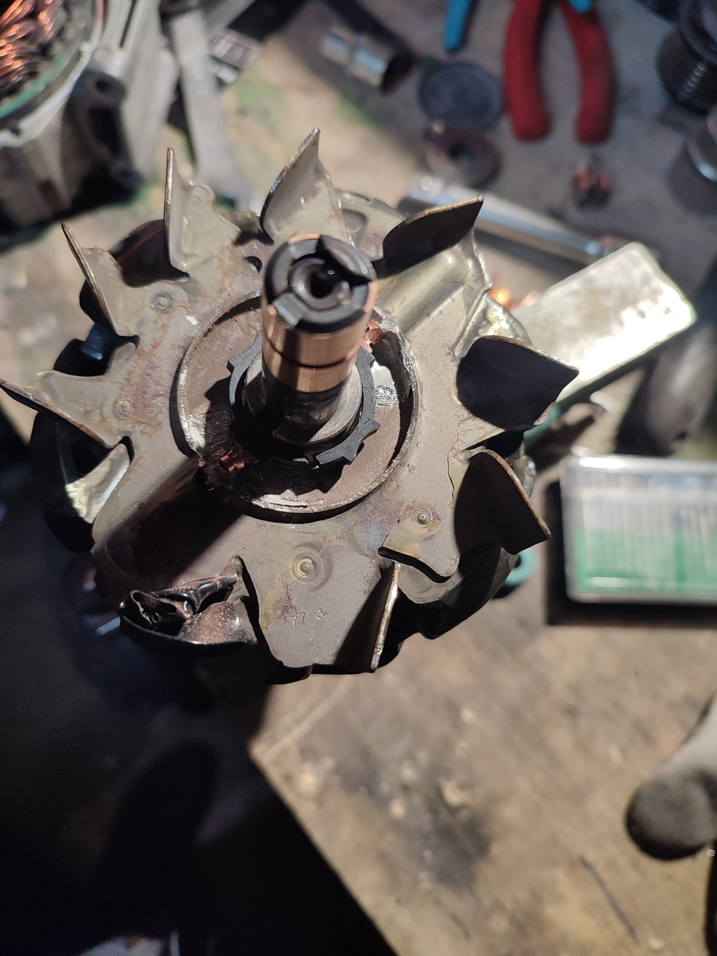 Переборка генератора с lin (06J 903 023 K) — Skoda Superb Mk2, 1,8 л ...