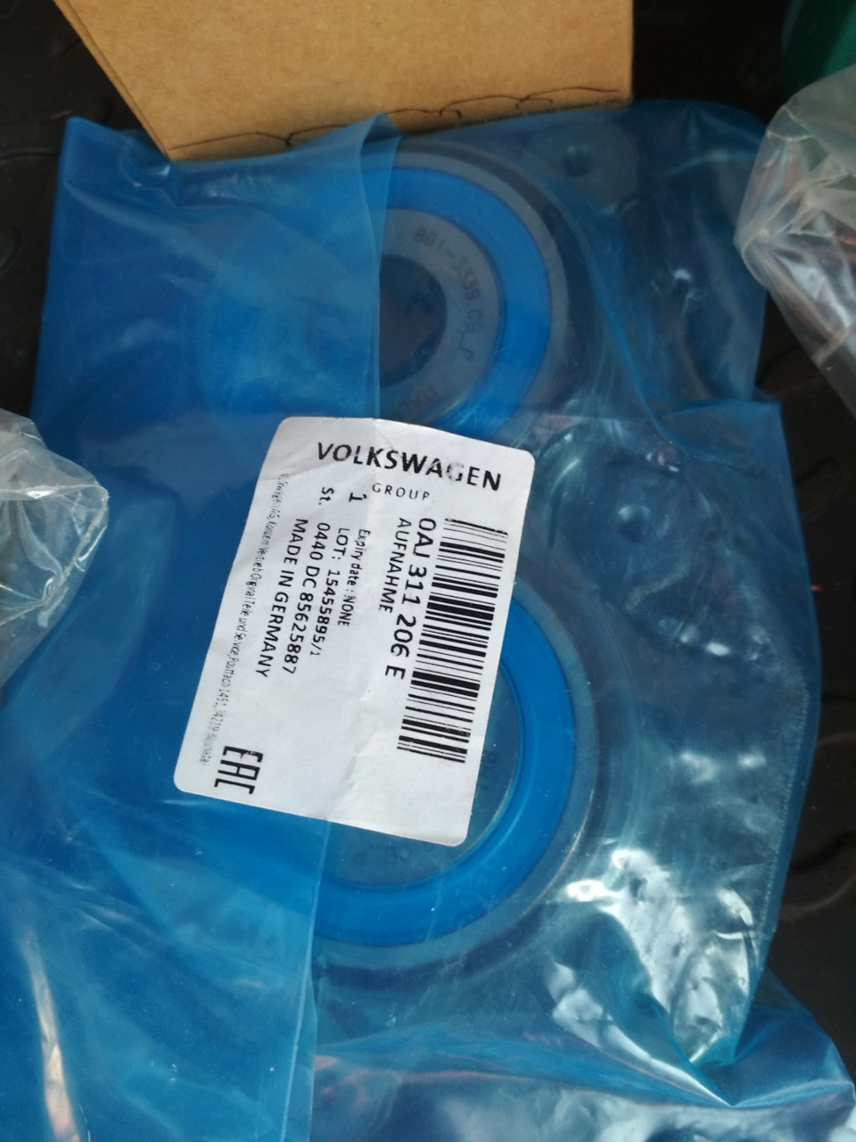 0AJ311206E Подшипник коренной VAG | Запчасти на DRIVE2