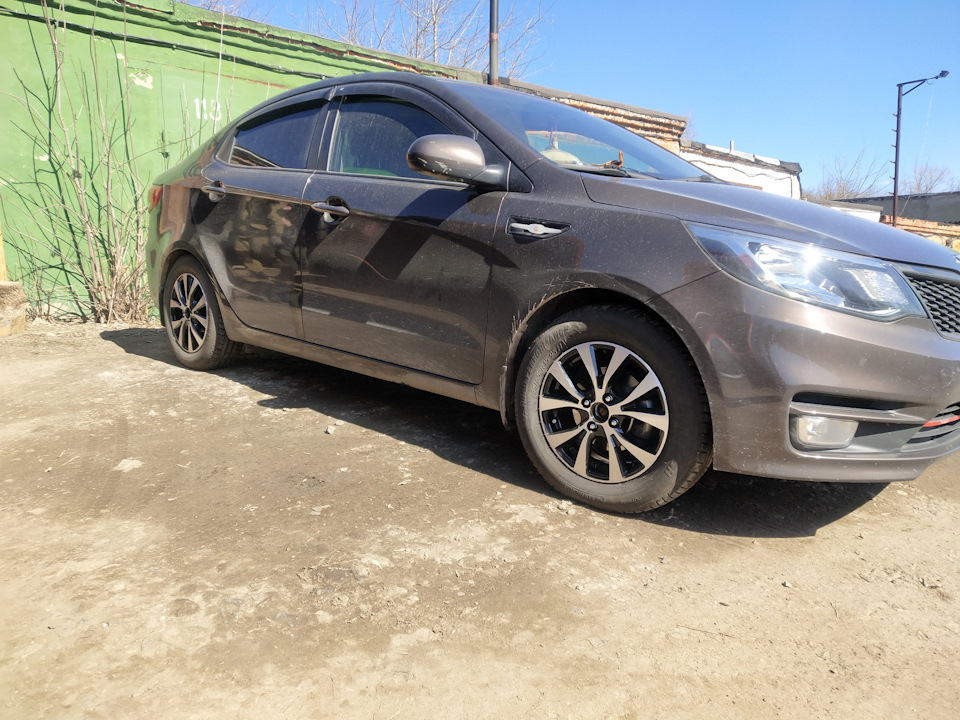 Пост как у всех, переобулся) — KIA Rio (3G), 1,4 л, 2016 года ...