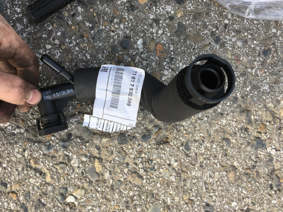 Течь антифриза и Замена КВКГ — BMW 5 series (E39), 2 л, 1998 года ...