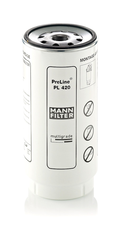 PL420X Топливный фильтр Preline MANN FILTER | Запчасти на DRIVE2