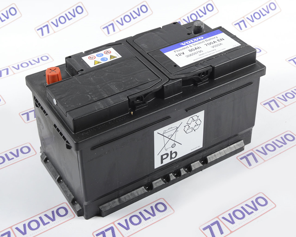 30659795 Стартерная аккумуляторная батарея Volvo | Запчасти на DRIVE2