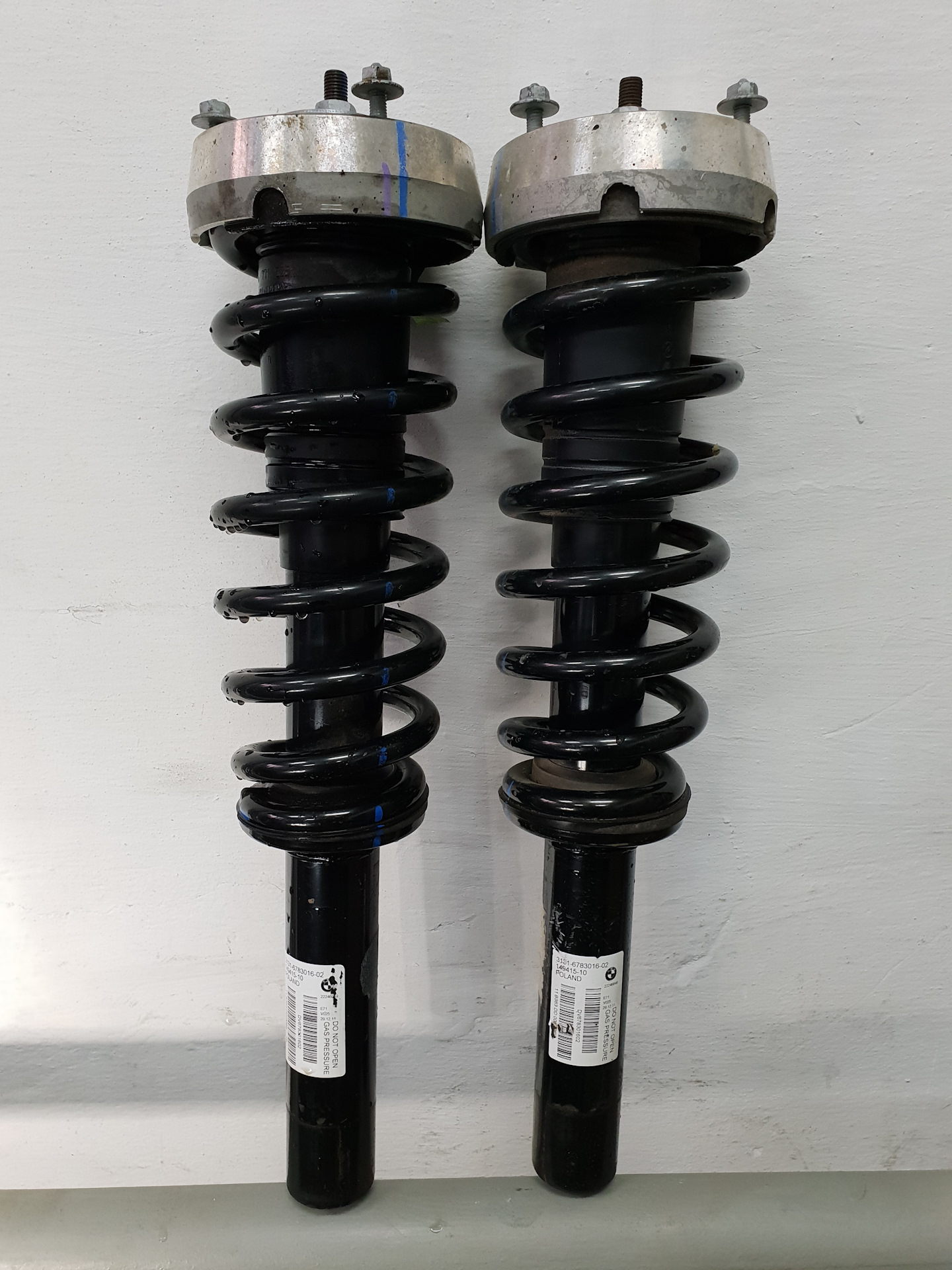 ТО: передние стойки и пружины — BMW X6 (E71/E72), 3 л, 2012 года ...