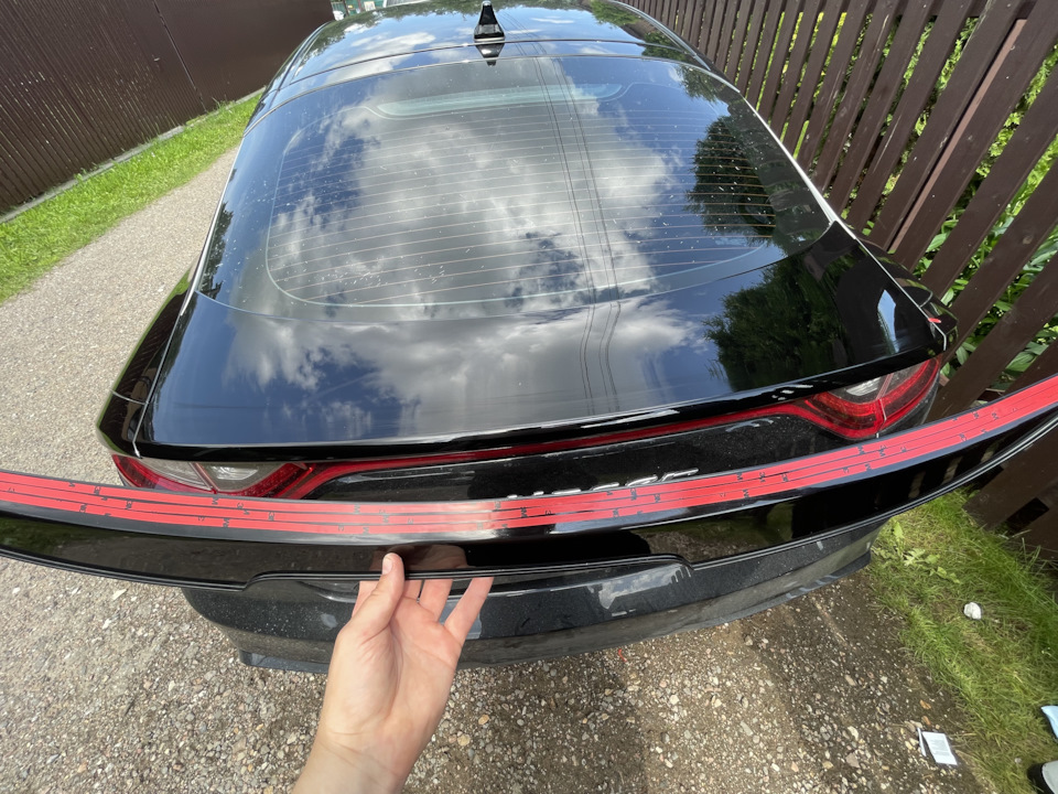 Спойлер лезвие — KIA Stinger, 2 л, 2019 года | стайлинг | DRIVE2