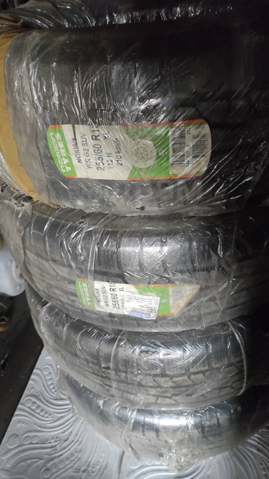 Шины всесезонные Nokian 255/60 R18 на Toyota Highlander (XU50), Honda ...
